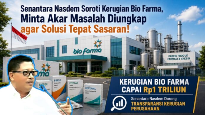 Senantara Nasdem Soroti Kerugian Bio Farma, Minta Akar Masalah Diungkap ...